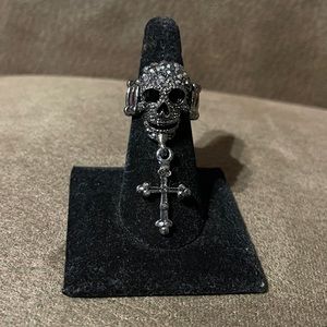 Jewelry | Skull Ring With A Cross | Poshmark